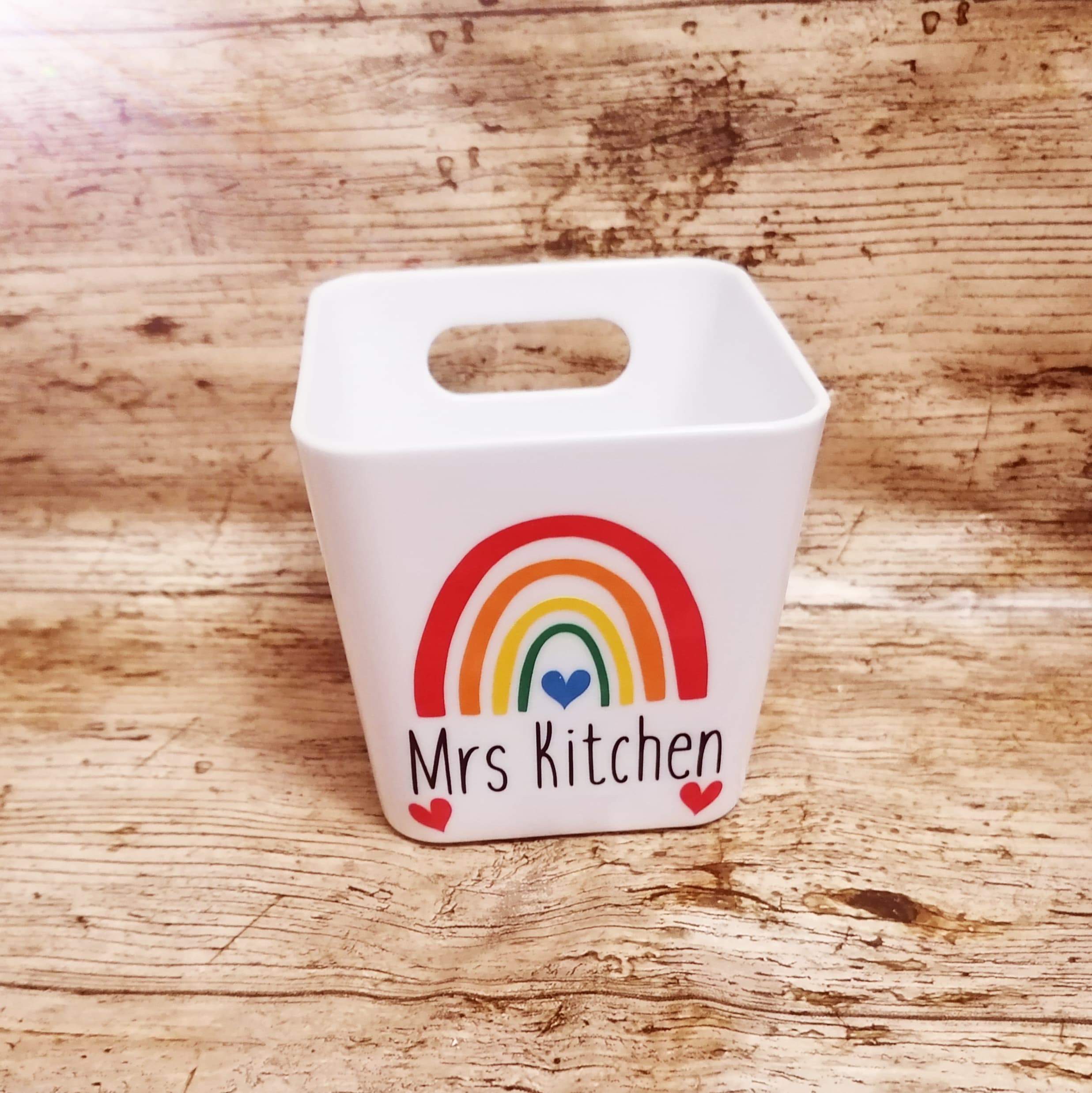 Pencil Pot - rainbow theme – Heather's Vinyl Decals and Gifts